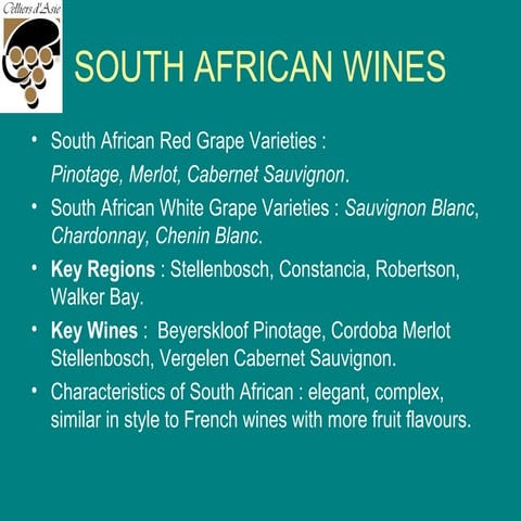 South african wines | PPT