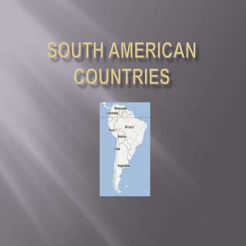 South american countries | PPTX