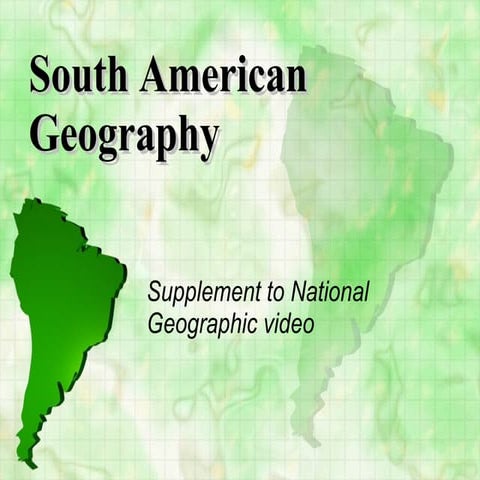 South america physical | PPT | South America Travel | Travel Locations