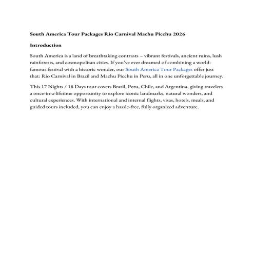 South America Tour Packages Rio Carnival Machu Picchu 2026 (1).pdf