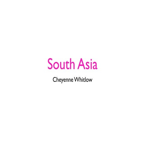 South asia | KEY