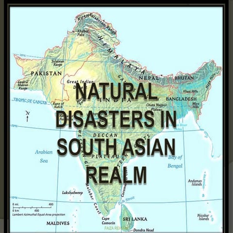 Natural Disasters In South Asia | PPTX