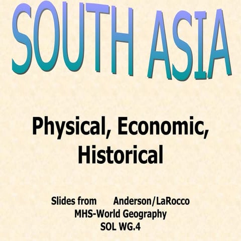 South asia and india | PPT