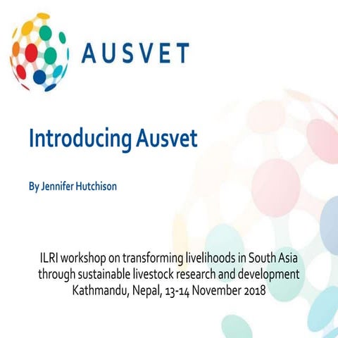 Introducing Ausvet | PPTX