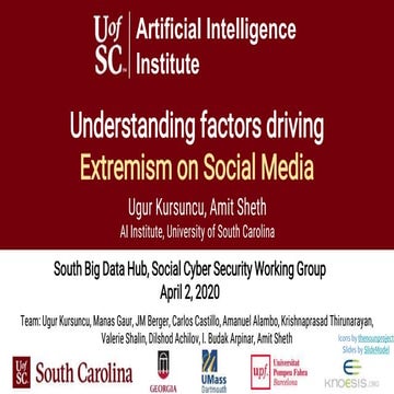 Understanding Factors driving Extremism on Social Media | PPTX