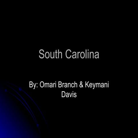 South carolina | PPT