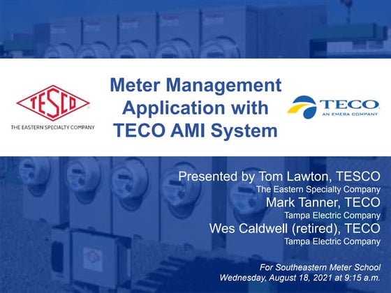 TESCO Meter Services | PPT