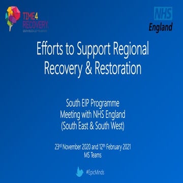 South EIP Programme Update 2019-20 | PPTX