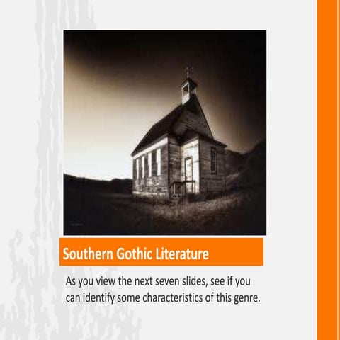 Southern gothic literature | PPTX