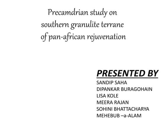 GEOLOGICAL PROJECT OF BADAMPAHAR IRON ORE MINES. | PPT