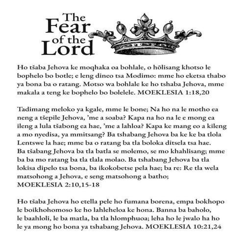 Southern Sotho Sesotho The Fear of the LORD Tract.pdf