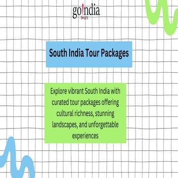 South India Tour Packages | PDF