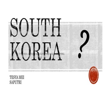 South Korea Education | PPT