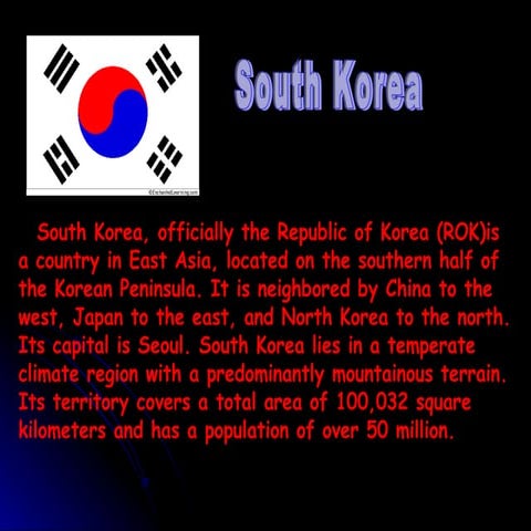 South Korea | PPT