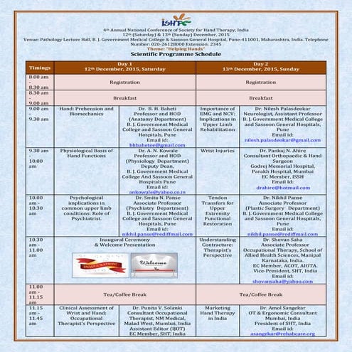 Scientific Programme Final | PDF