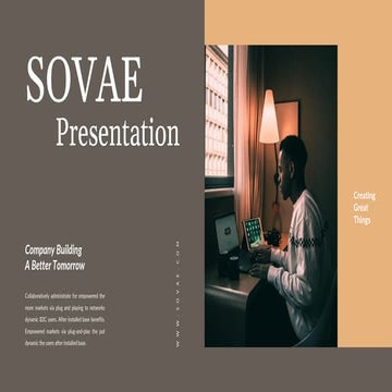Sovae Presentation : Light Color Theme | PDF