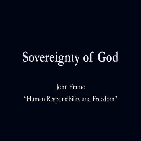 Sovereignty of god | PPT