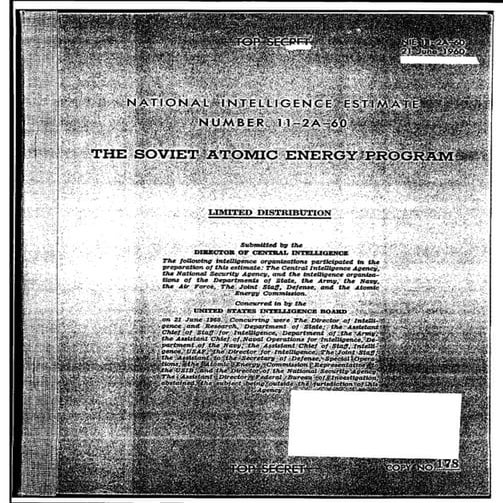 Soviet atomic energy program 21 jun 1960 | PDF | Power and Energy ...
