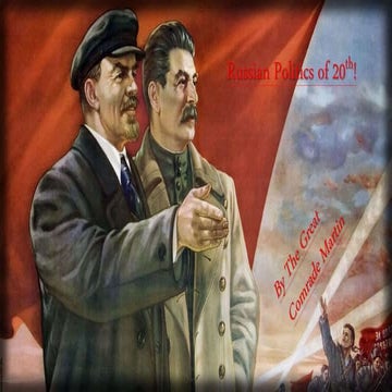 Russian Politics of the 20th Century | PPTX