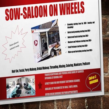 Sow saloon on wheels ppt | PPT