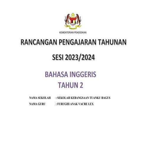 SOW ENGLISH YEAR 1.docx