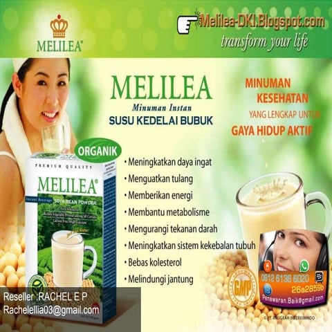 Susu kedelai bubuk Melilea | PPT