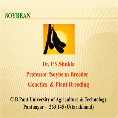 Soybean breeding persentation final 1 | PPT