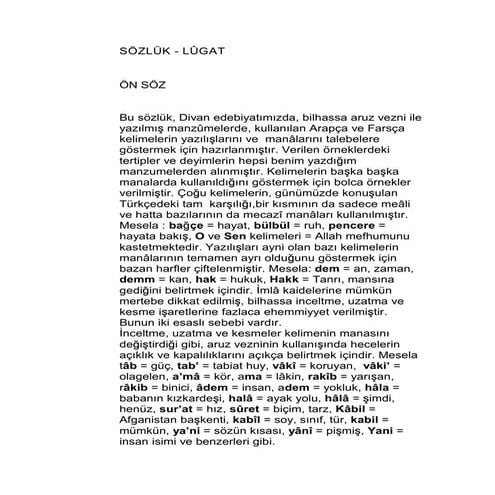 Sozluk | PDF