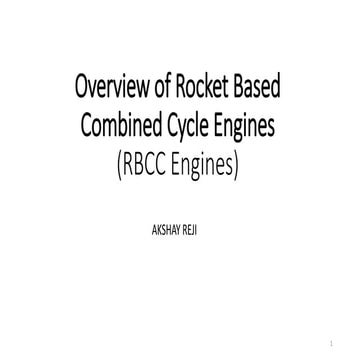B.tech Mechanical Seminar - RBCC Engines | PPT