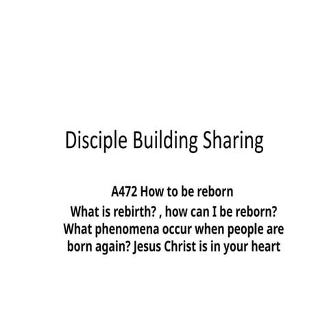 A472 How to be reborn What is rebirth? , how can I be reborn? What ...