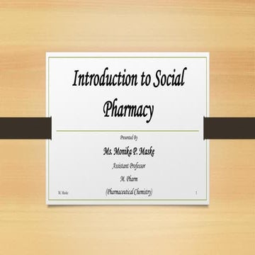 Introduction to pharmacy | PPTX