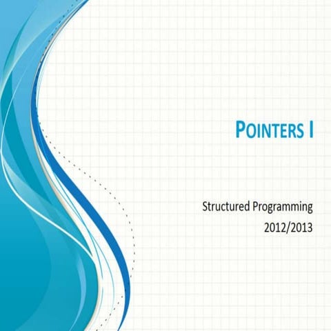 [SpLab4]Pointers I | PPTX
