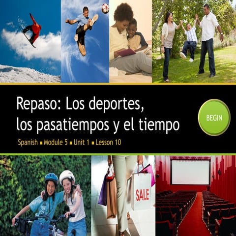 Spanish M5 los deportes y los pasatiempos | PPT