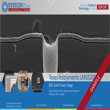 Texas Instruments’ LMG5200 GaN Power Stage - 2018 teardown reverse ...