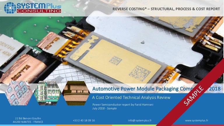 Automotive Power Module Packaging Comparison 2018