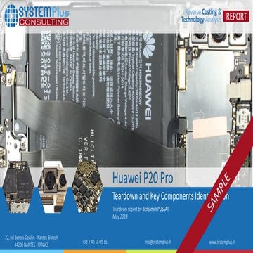 Huawei P20 Pro Teardown and Identification of Key Components report ...