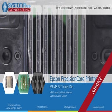 Epson PrecisionCore Printhead with MicroTFP Inkjet Dies | PDF