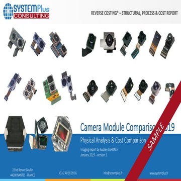 Mobile Camera Module Comparison 2019 | PDF