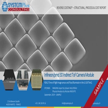 pmd/Infineon’s 3D Indirect Time-of-Flight in LG G8 ThinQ | PDF