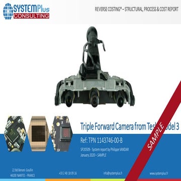 Triple Forward Camera from Tesla Model 3 | PDF