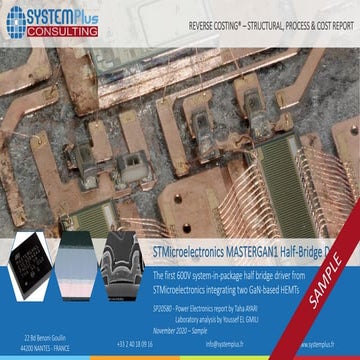 STMicroelectronics MASTERGAN1 Half-Bridge Driver | PDF
