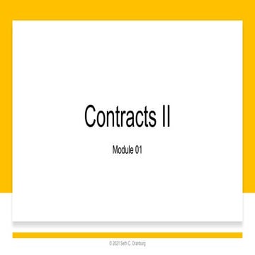 Contract Interpretation - SP21 | PPT