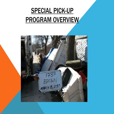 Sp2 special pick up program presentation | PPTX