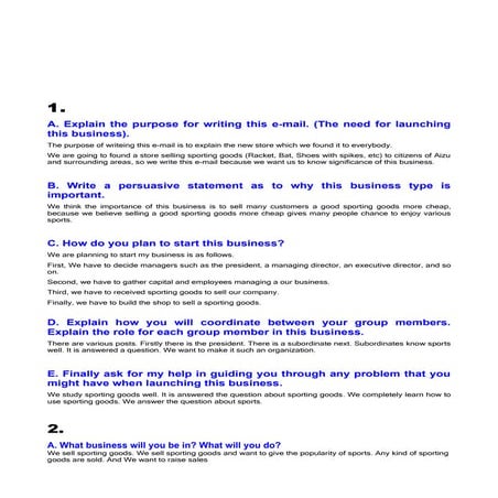 Sports marketing job paper guide | PDF