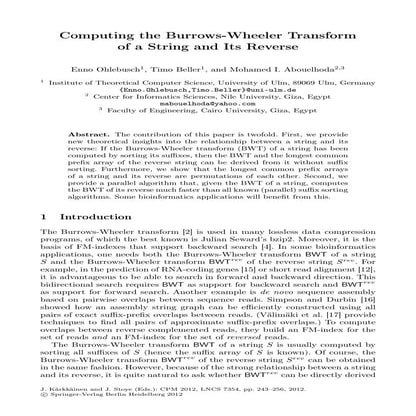 Burrows wheeler transform Assignment (Encoding and Decoding Technique ...
