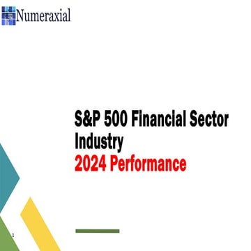 S&P 500 Financial Sector and Industry Analysis | PDF