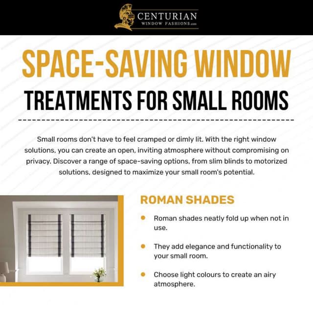 Space-Saving Window Treatments for Small Rooms | PDF