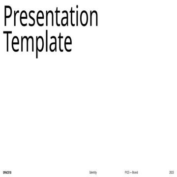 SPACE10 Slides Template — Light 987654321 | PPTX