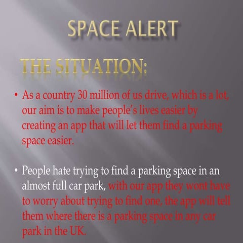 Space alert presentation | PPTX