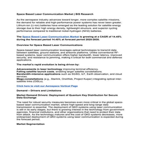 Space Based Laser Communication Market - 22 - 23 August 2025 .docx